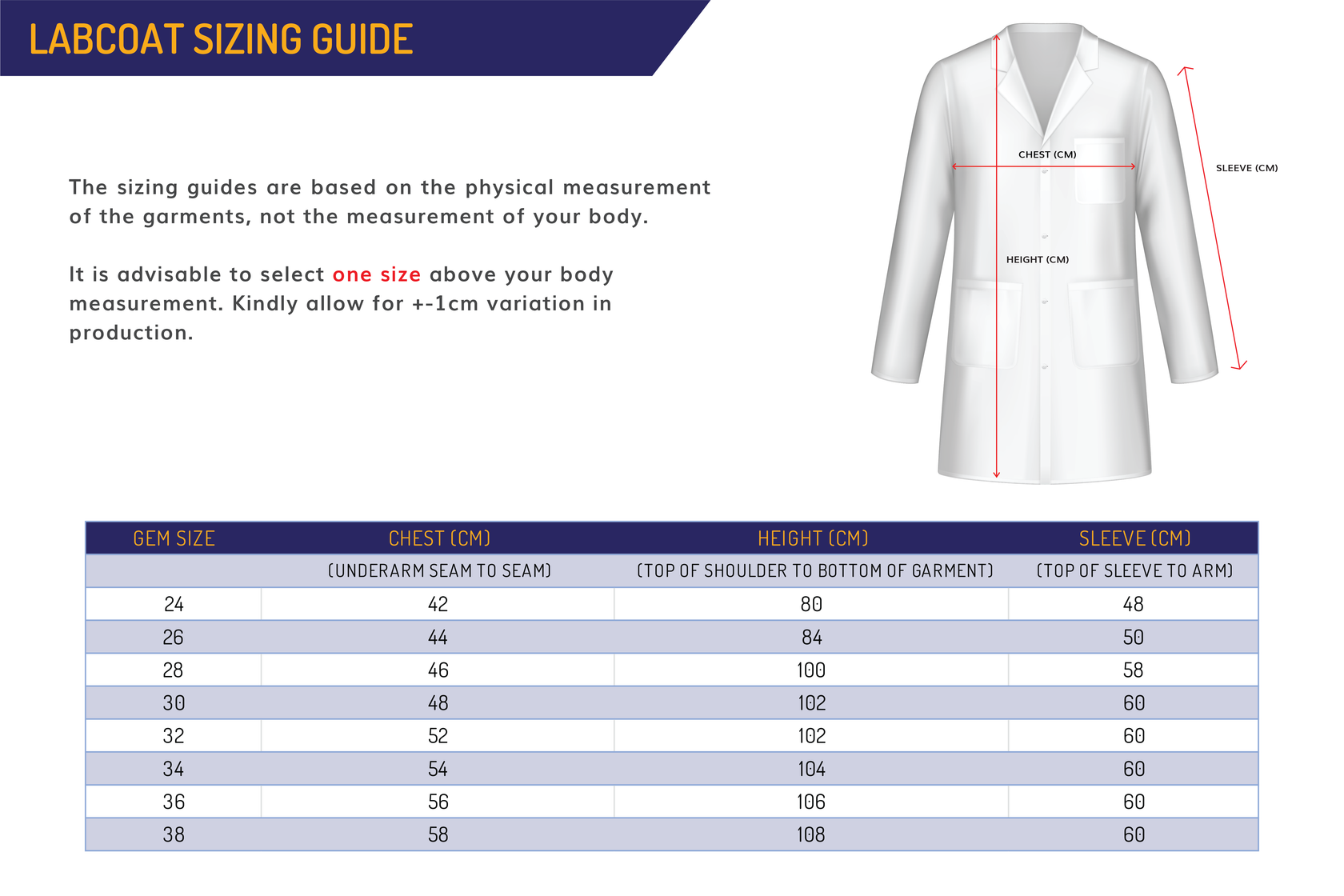 Labcoat - White – Gem Schoolwear