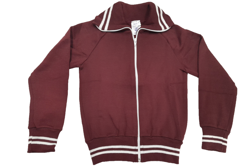 Woolen Tracksuit Set - Maroon/White (PDR) – Gem Schoolwear