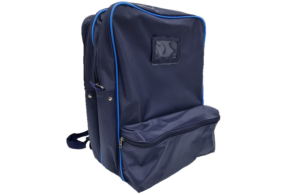 Navy/Sky Senior Backpack Bag – Gem Schoolwear