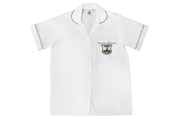Short sleeve Blouse Emb - Sea Cow Lake Secondary – Gem Schoolwear