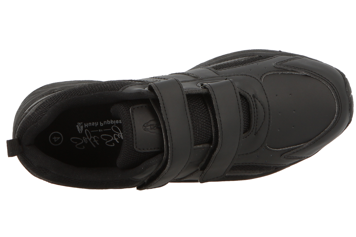 Hush Puppies Deuce Velcro Takkies - Black – Gem Schoolwear