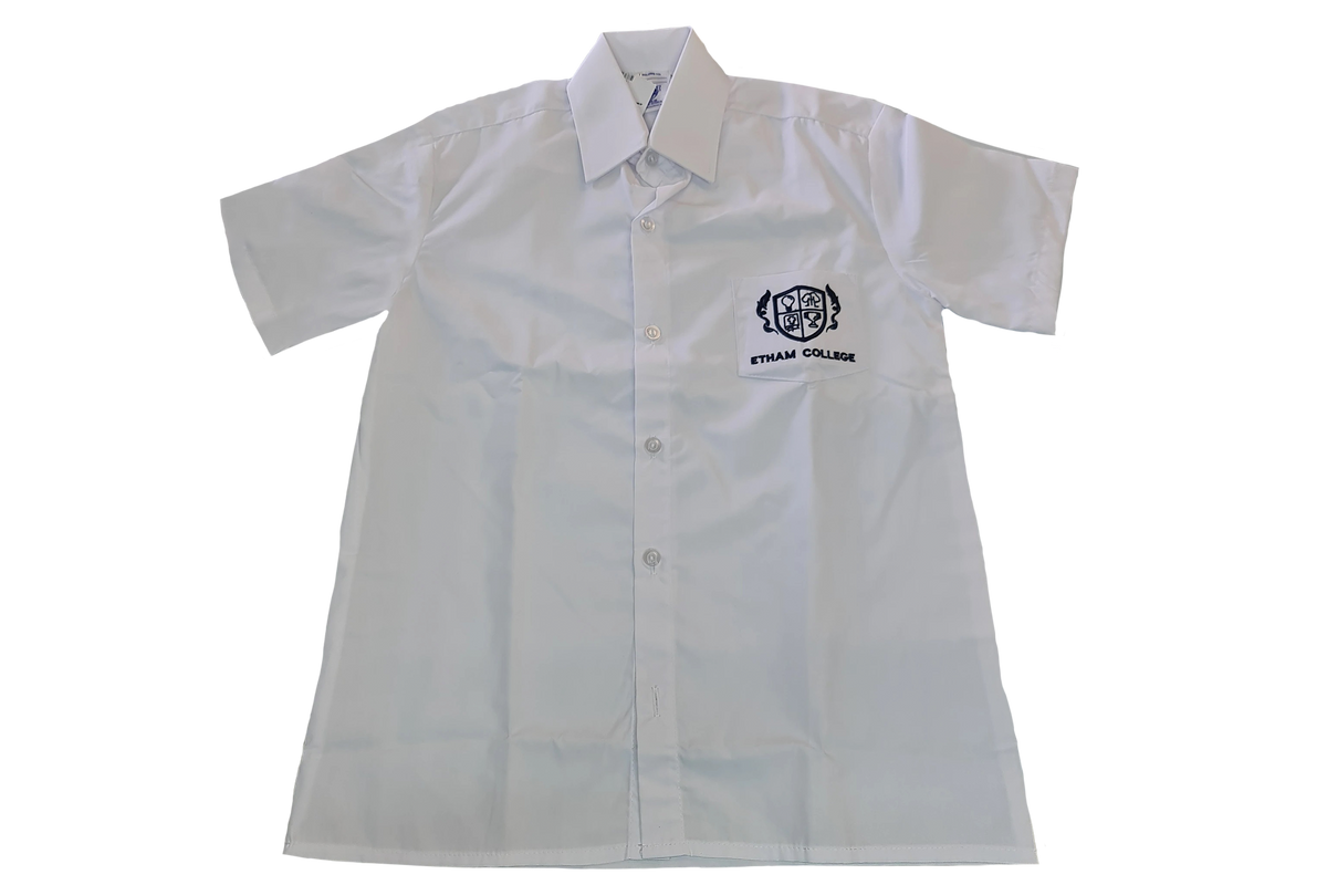 Shortsleeve Emb Shirt - Etham – Gem Schoolwear