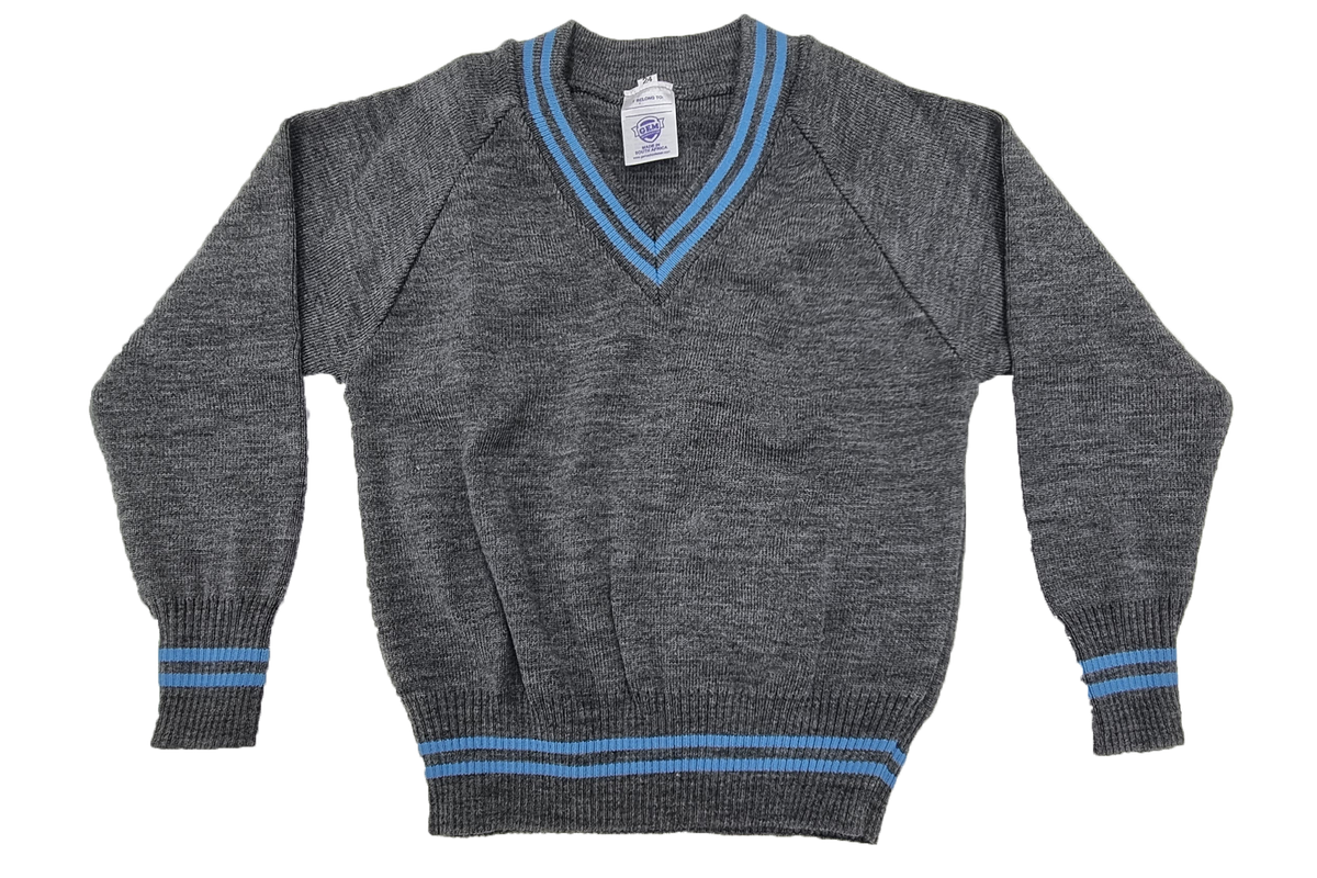 Longsleeve Striped Jersey - Ubuhle Grey/Sky – Gem Schoolwear