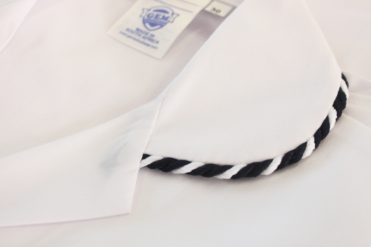 Shortsleeve Roundneck Blouse Emb - Overport Secondary – Gem Schoolwear
