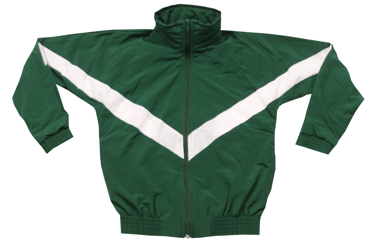 Taslon Tracksuit Set Plain - Bottle/White – Gem Schoolwear