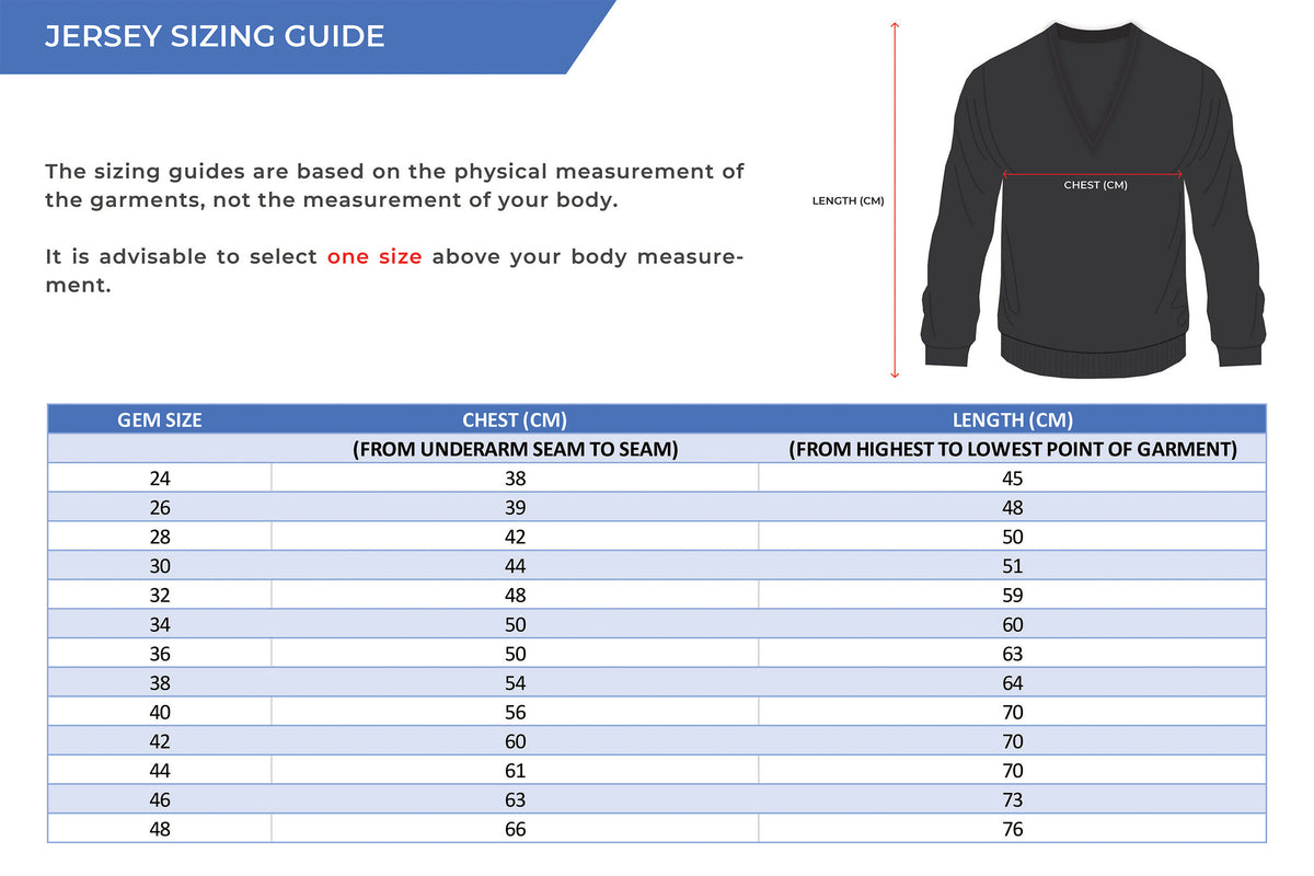 Longsleeve Emb Jersey - Bechet High School – Gem Schoolwear